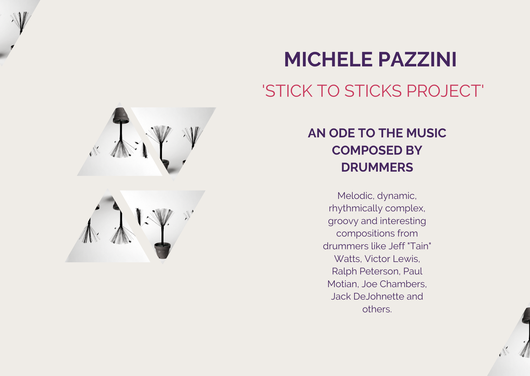 Projects – Michele Pazzini – Drummer, Composer and Teacher
